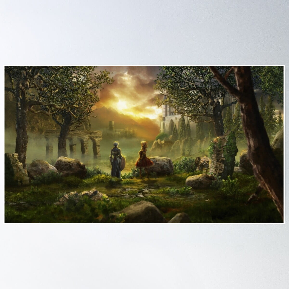 Scarlett & Alain Poster Wall Art, Modern Wall Decor For Living Room ...