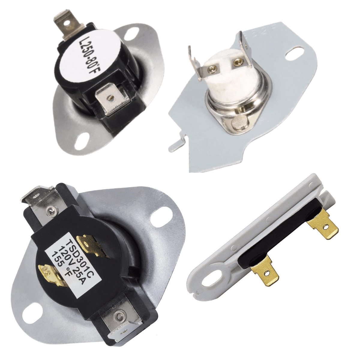 Scaroo 279769,3387134,3392519 Dryer Cycling Thermostat,Fuse,Thermal Cut ...