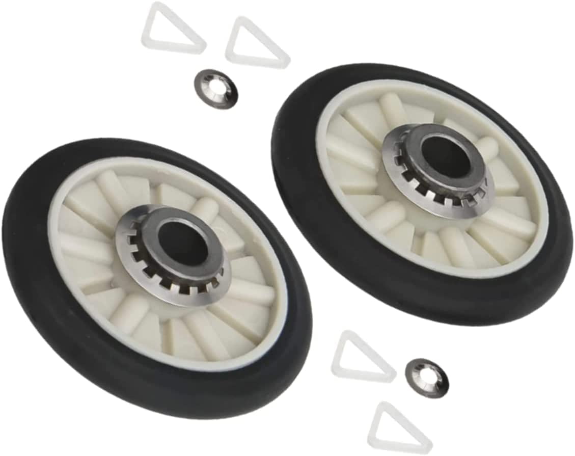 Scaroo 349241T Dryer Drum Roller Kit Compatible with Whirlpool, GE ...