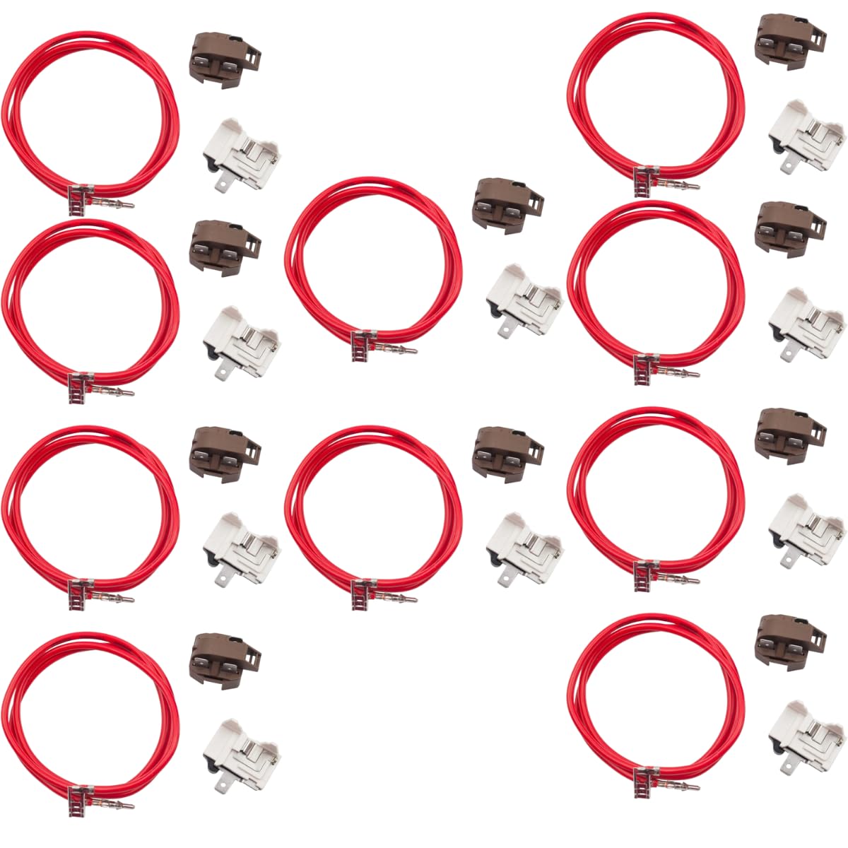 Scaroo 4387535 Refrigerator Compressor Overload Relay Whirlpool 10-Pack ...