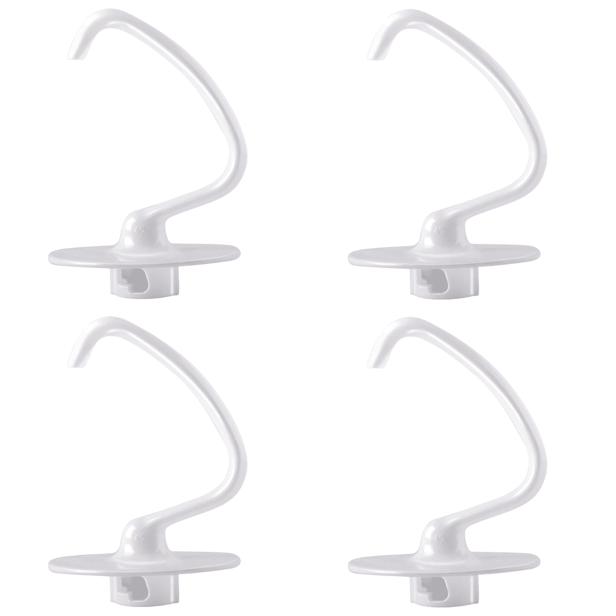 Scaroo K45DH Stand Mixer Coated 4.5 QT Dough Hook for KitchenAid 4-Pack ...