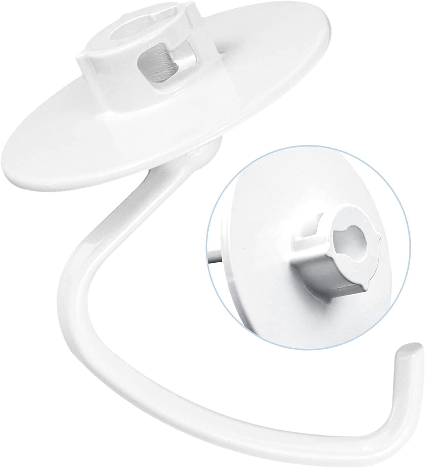 Scaroo KitchenAid Stand Mixer Bread Dough Hook Accessory, 4.5 QT Coated ...