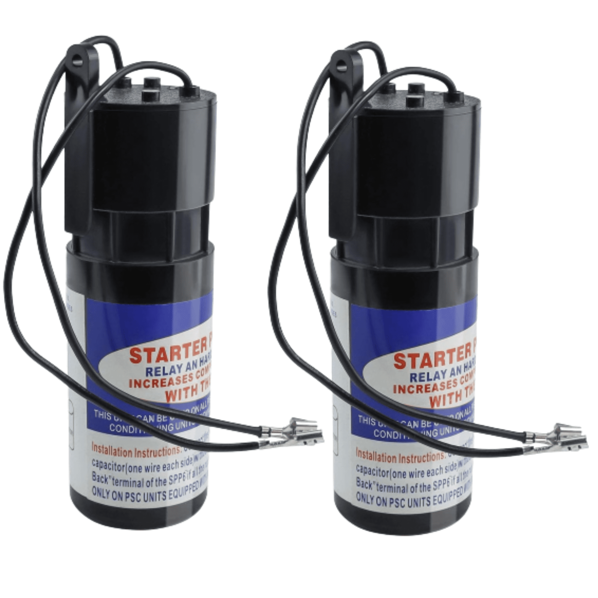 Scaroo SPP6 Hard Start Kit Capacitor Relay Replaces with TJ90HS6 2-Pack ...