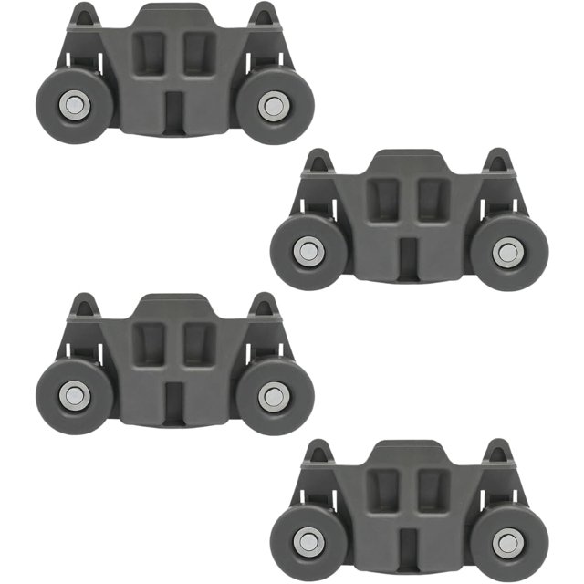Scaroo W10195416V Dishwasher Wheel Dish Rack Roller for Maytag 4-Pack ...
