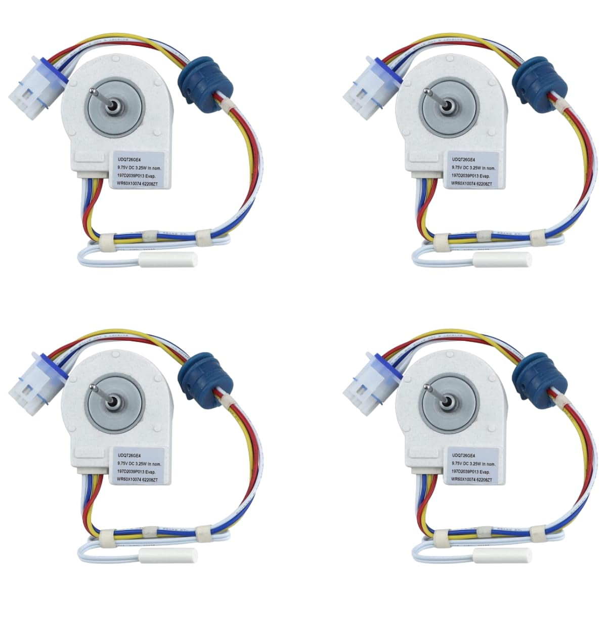 Scaroo WR60X10074 Refrigerator Evaporator Fan Motor Fits GE 914169 4 ...