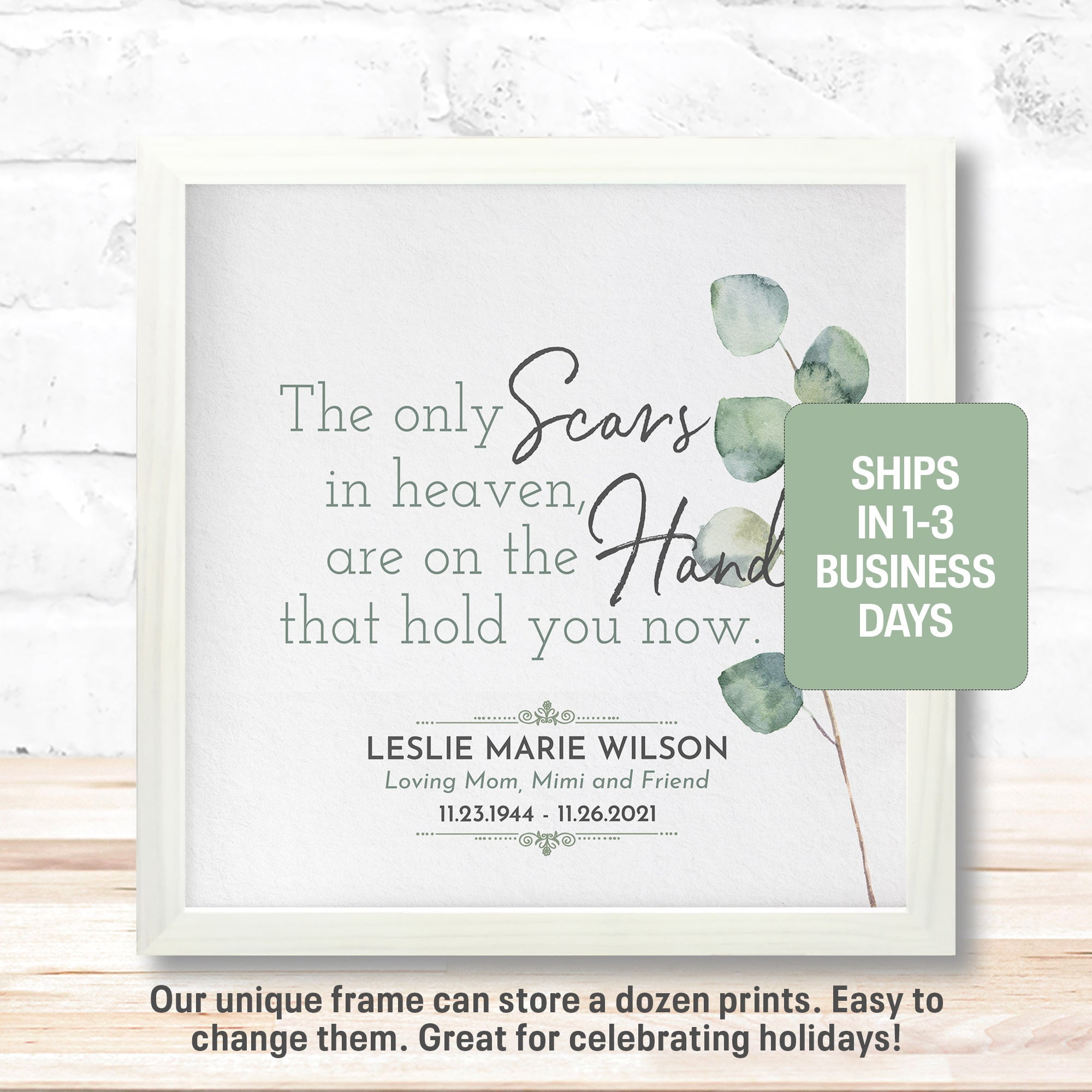 Scars in Heaven | Personalized Memorial, Grief, Sympathy, Bereavement ...