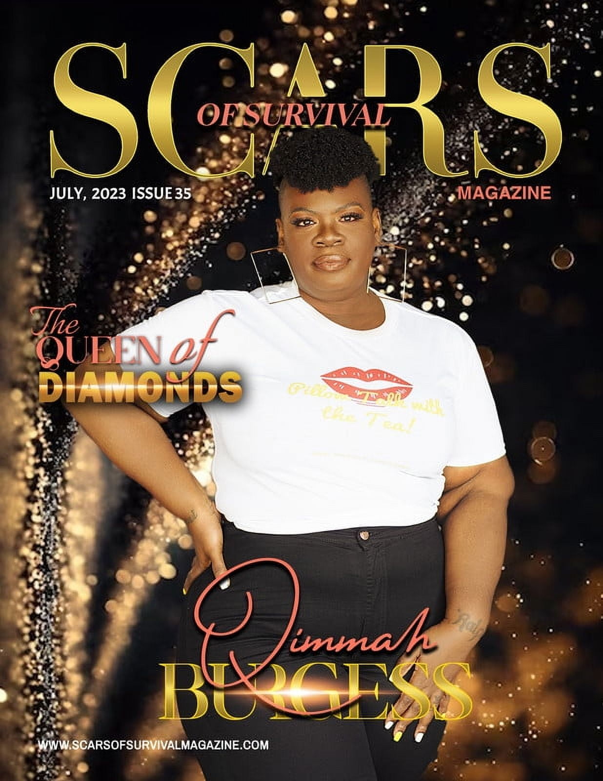 Scars of Survival Magazine July 2023 Issue 35 "The Queen of Diamonds ...