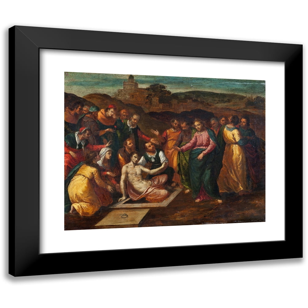 Scarsellino 14x12 Black Modern Framed Museum Art Print Titled - The ...