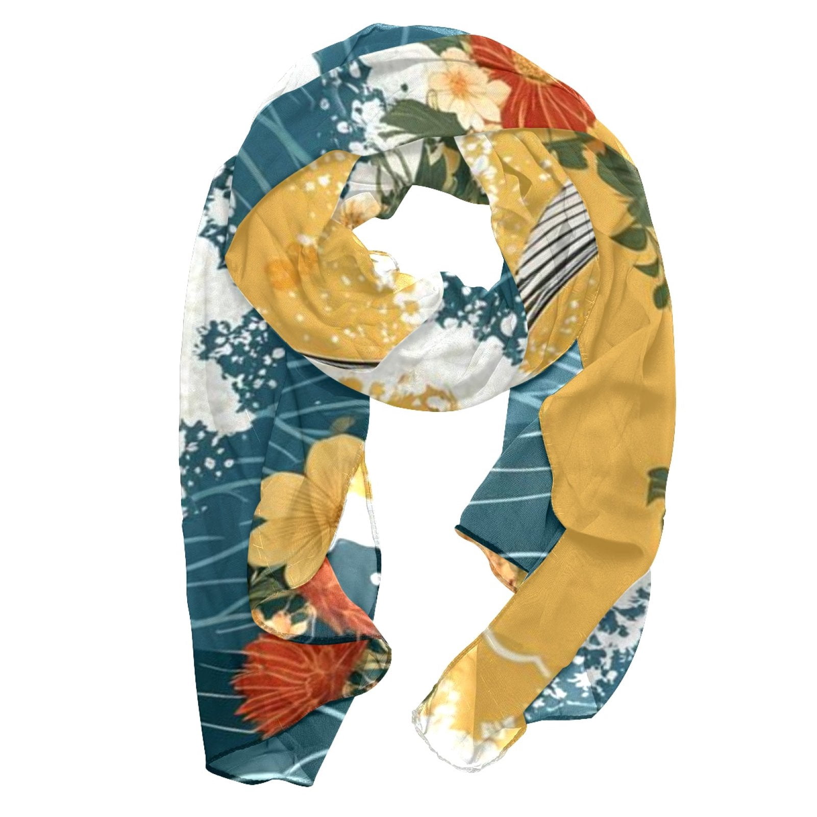 Scarves for Women Lightweight, Sheer Chiffon Scarves, Thin Scarf ...