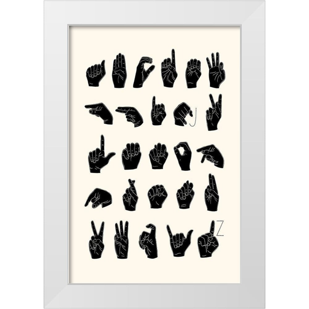 Scarvey, Emma 11x14 White Modern Wood Framed Museum Art Print Titled ...