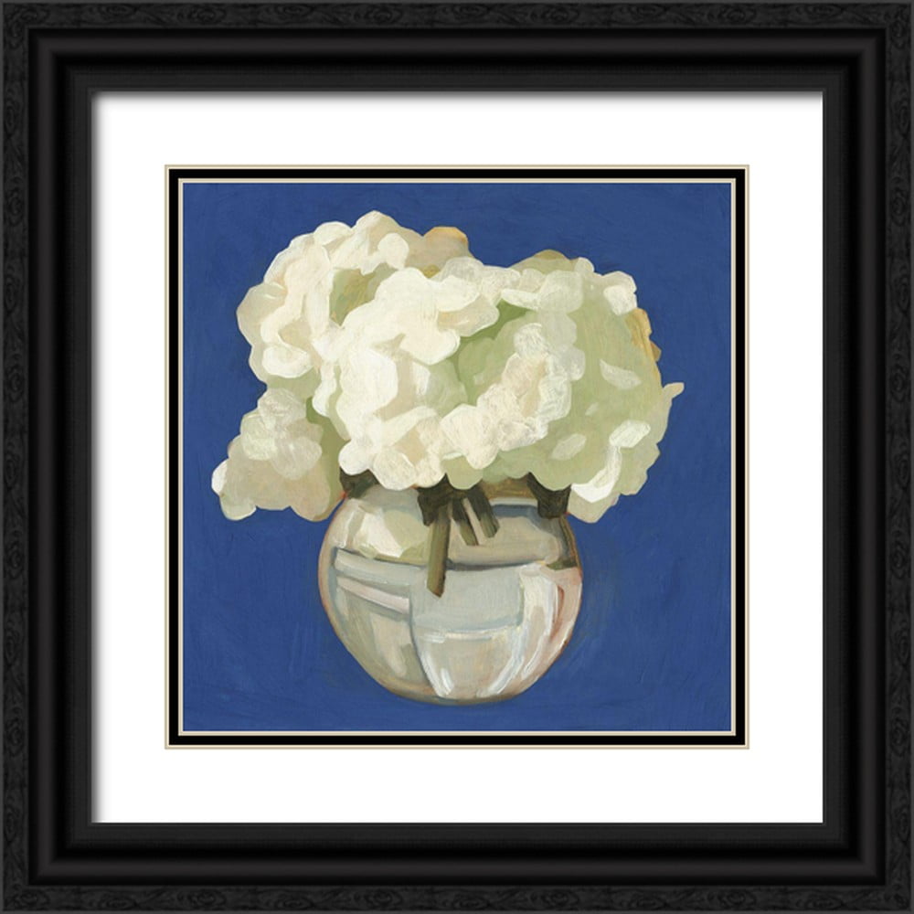 Scarvey, Emma 12x12 Black Ornate Wood Framed with Double Matting Museum ...