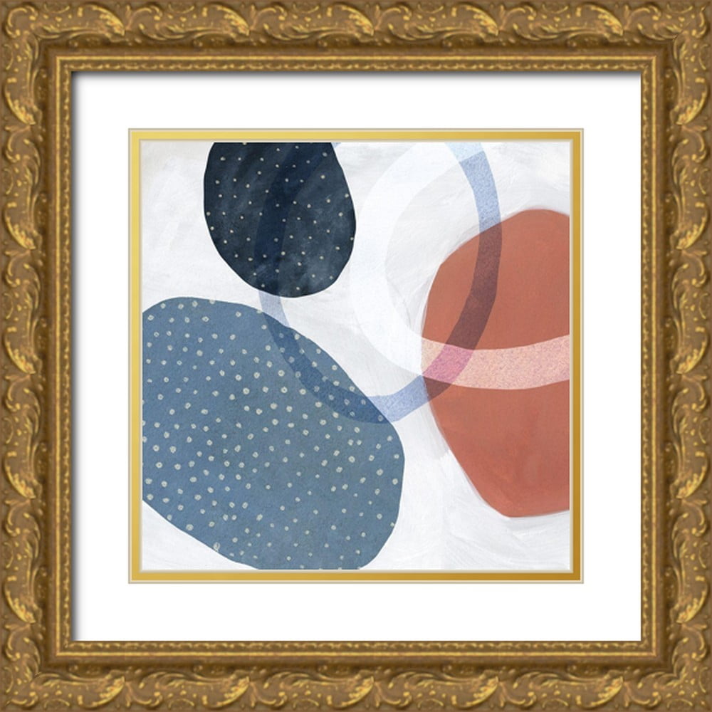 Scarvey, Emma 12x12 Gold Ornate Wood Framed with Double Matting Museum ...