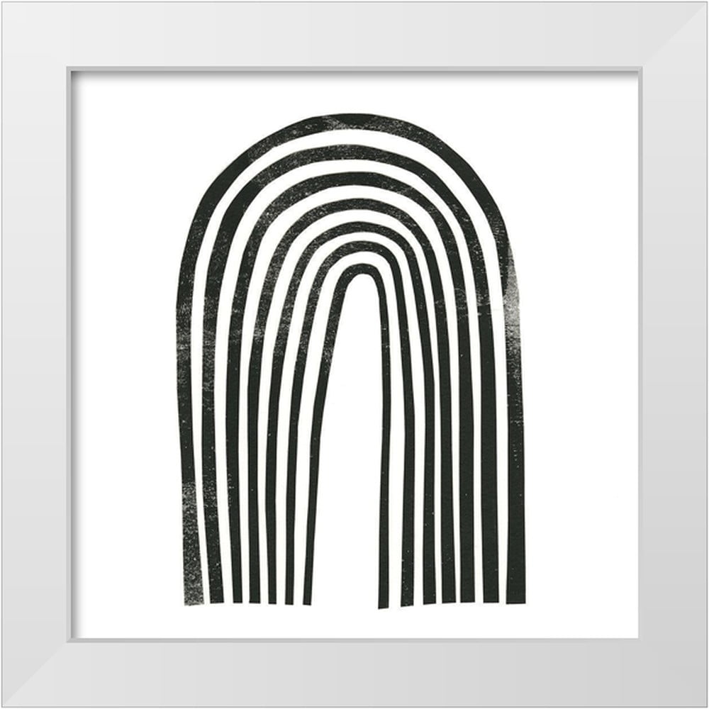 Scarvey, Emma 12x12 White Modern Wood Framed Museum Art Print Titled ...