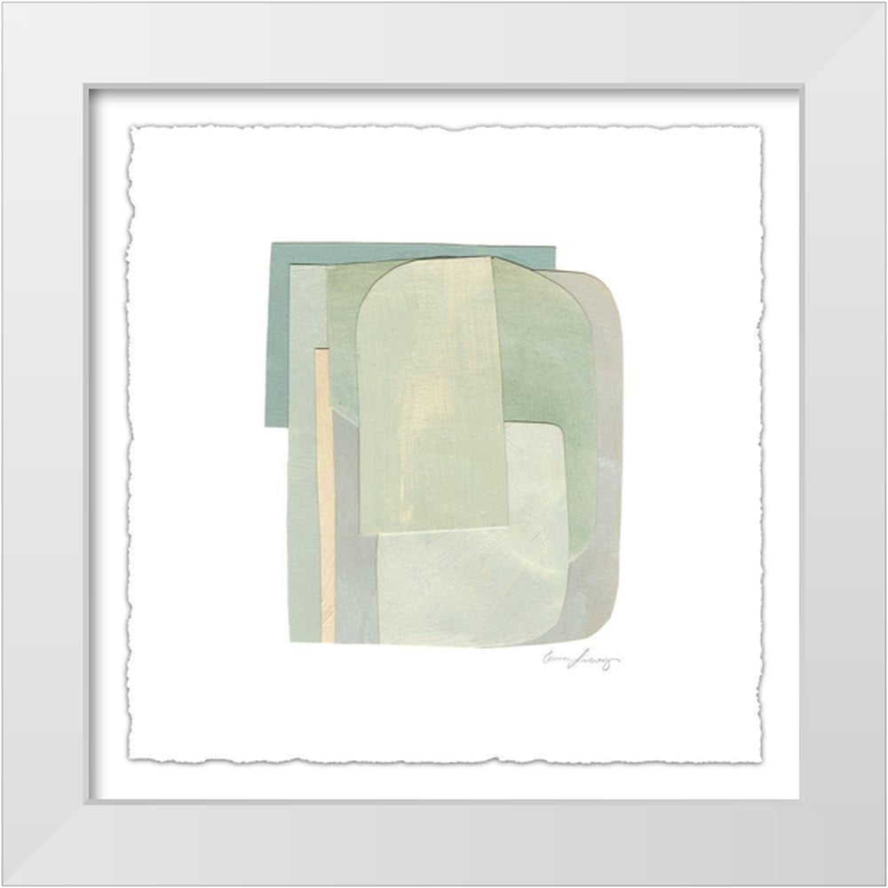 Scarvey, Emma 12x12 White Modern Wood Framed Museum Art Print Titled ...