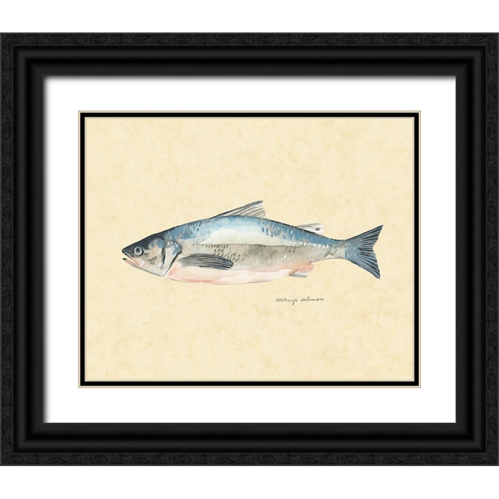 Scarvey, Emma 14x12 Black Ornate Wood Framed with Double Matting Museum ...