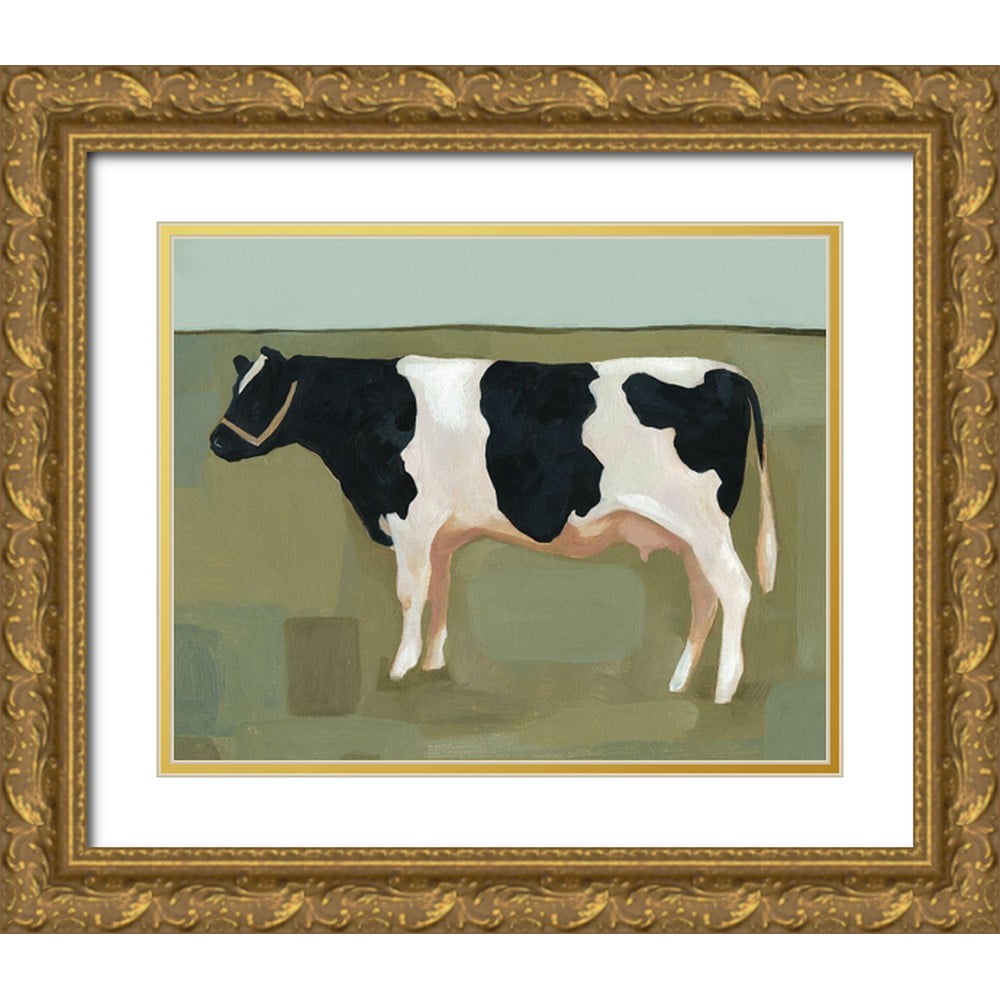 Scarvey, Emma 14x12 Gold Ornate Wood Framed with Double Matting Museum ...