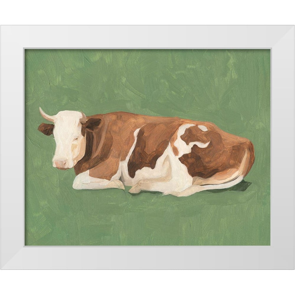 Scarvey, Emma 14x12 White Modern Wood Framed Museum Art Print Titled ...