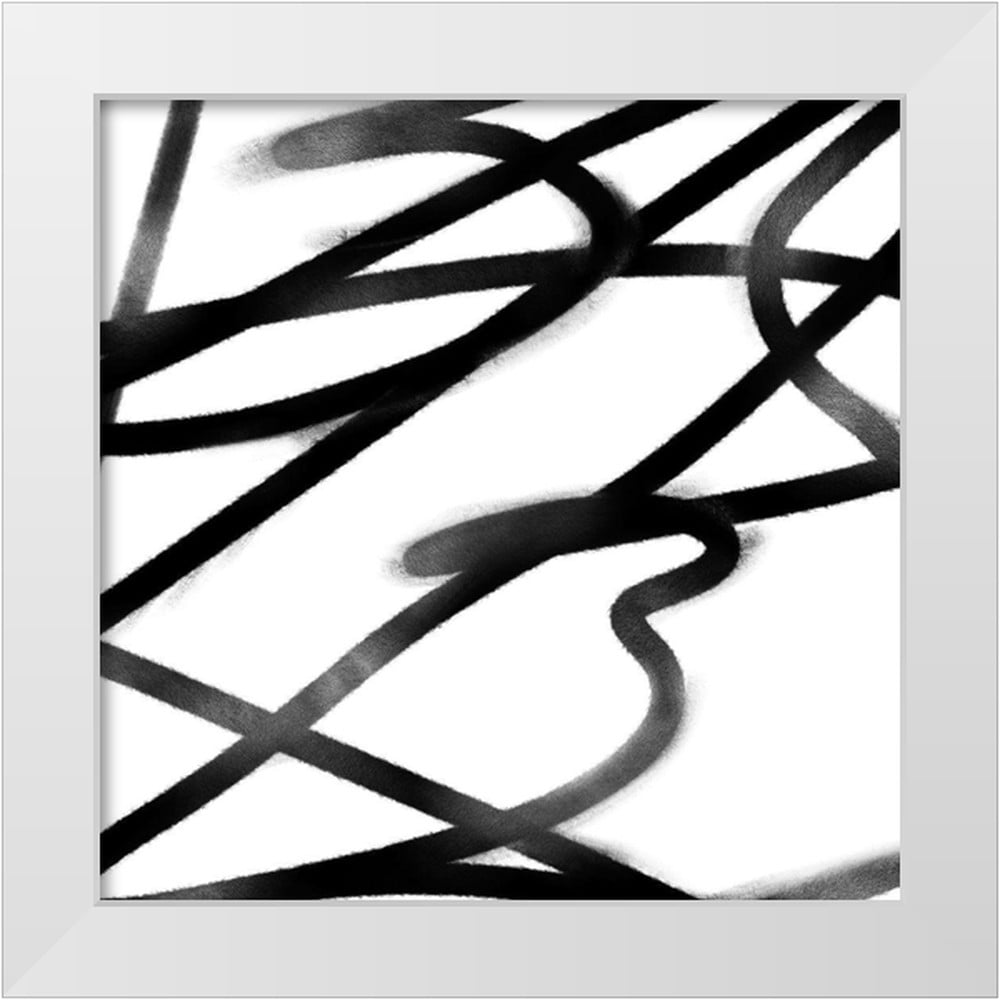 Scarvey, Emma 15x15 White Modern Wood Framed Museum Art Print Titled - Disarray I - Walmart.com