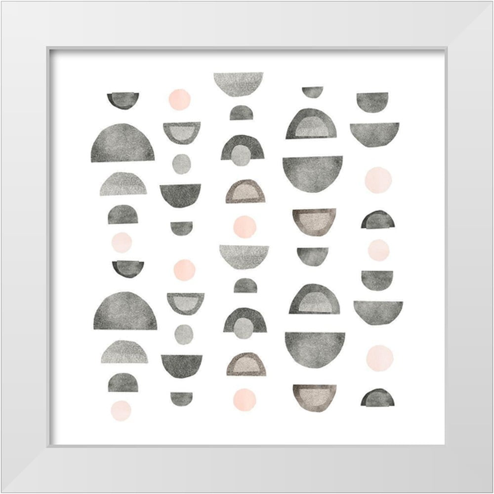 Scarvey, Emma 15x15 White Modern Wood Framed Museum Art Print Titled ...