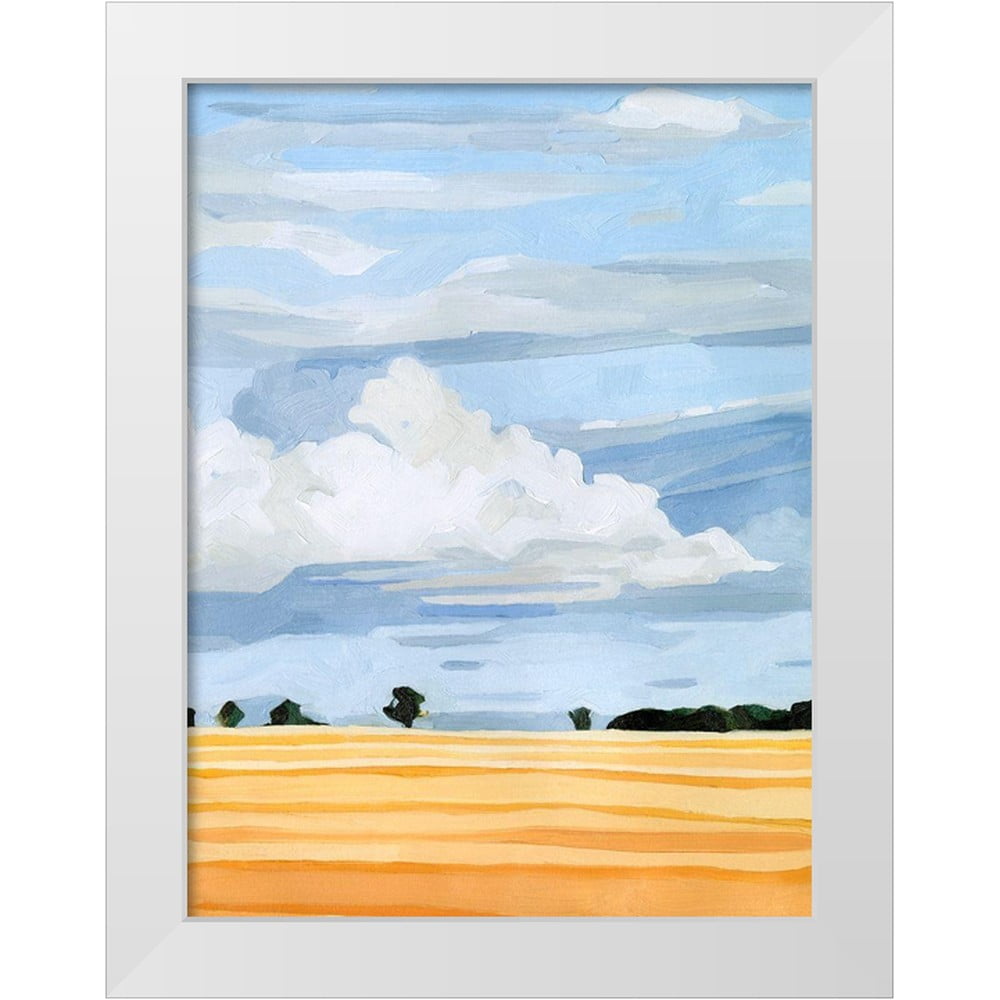 Scarvey, Emma 19x24 White Modern Wood Framed Museum Art Print Titled ...