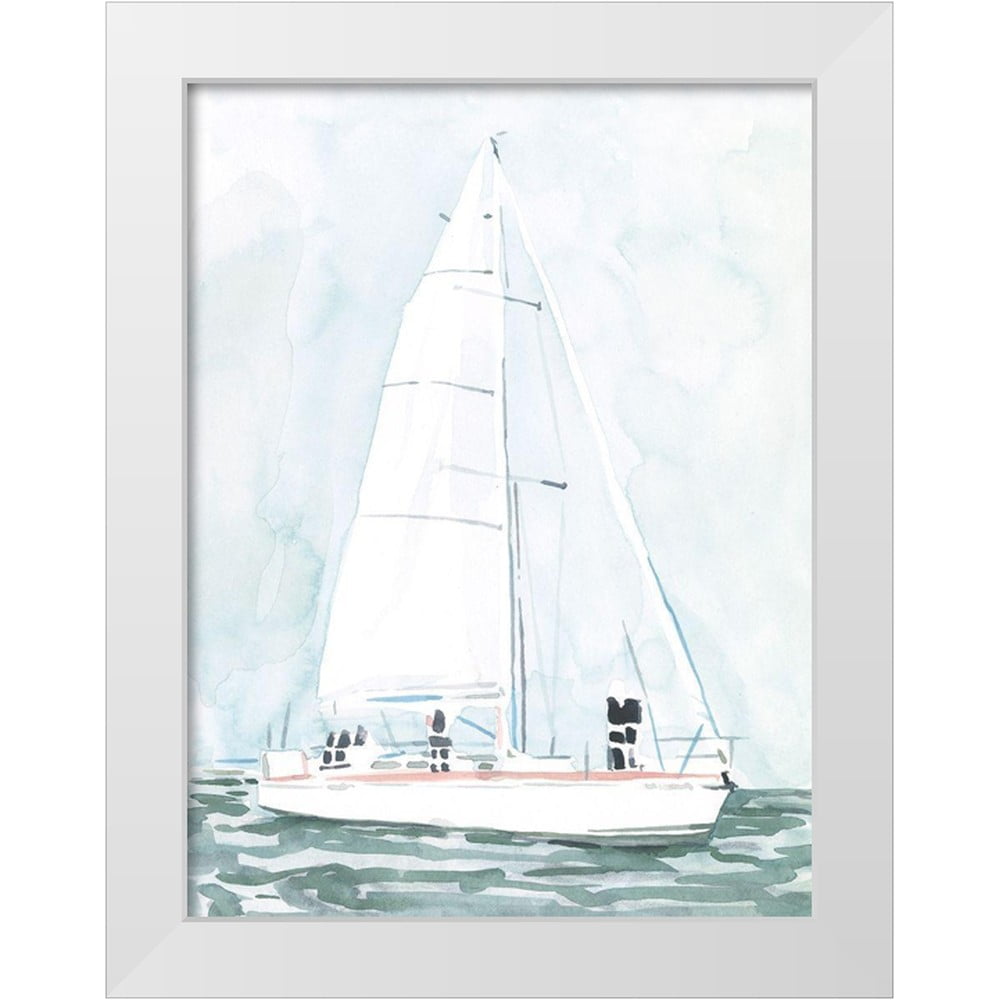 Scarvey, Emma 19x24 White Modern Wood Framed Museum Art Print Titled ...