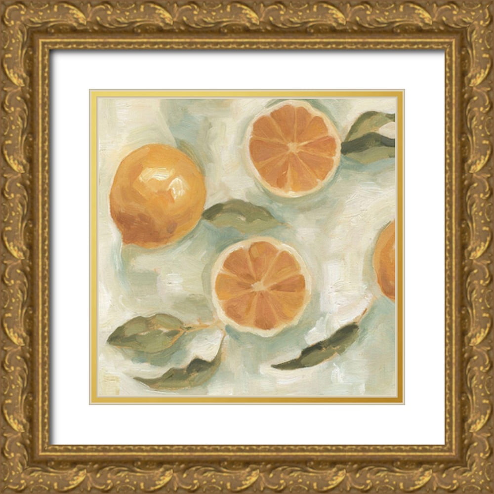 Scarvey, Emma 20x20 Gold Ornate Wood Framed with Double Matting Museum ...