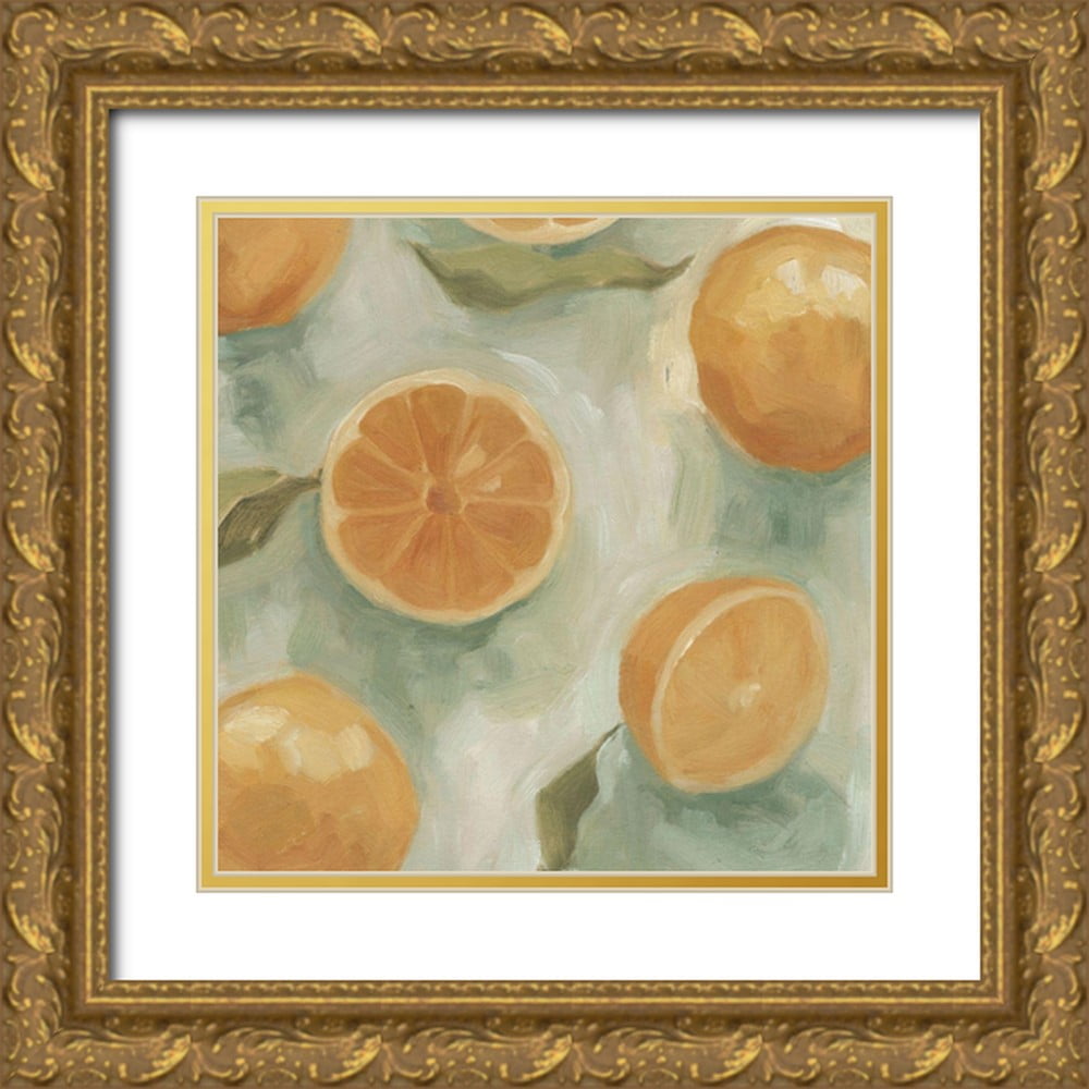 Scarvey, Emma 20x20 Gold Ornate Wood Framed with Double Matting Museum Art Print Titled - Citrus ...