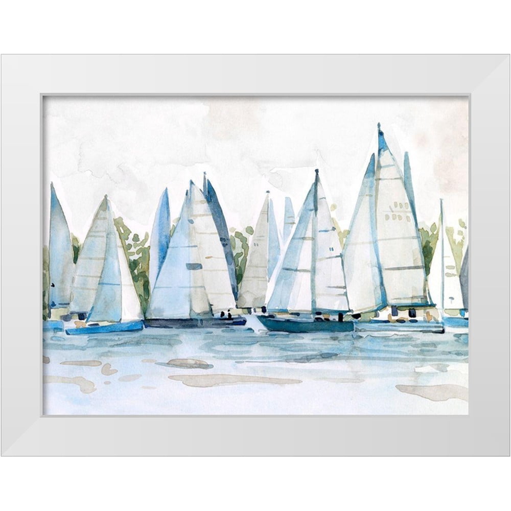 Scarvey, Emma 24x19 White Modern Wood Framed Museum Art Print Titled ...