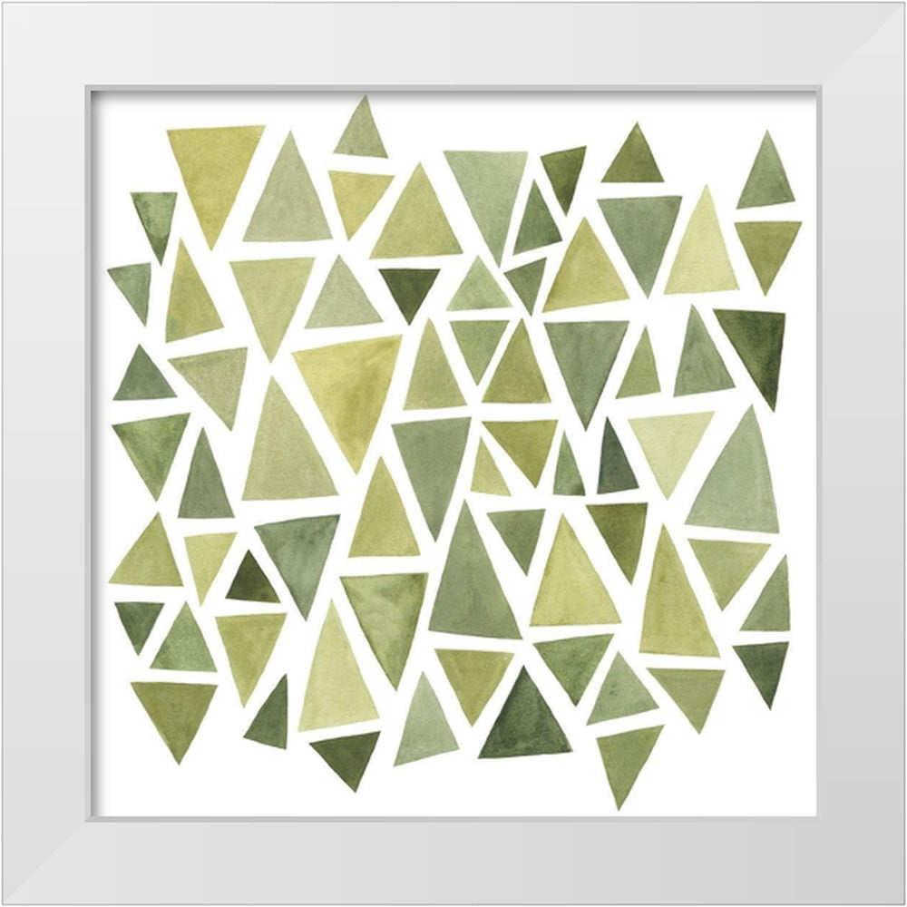 Scarvey, Emma 26x26 White Modern Wood Framed Museum Art Print Titled ...