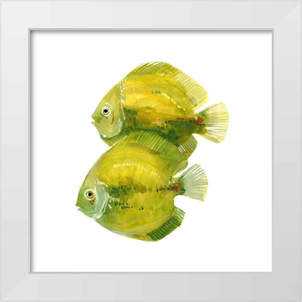 Scarvey, Emma 26x26 White Modern Wood Framed Museum Art Print Titled ...