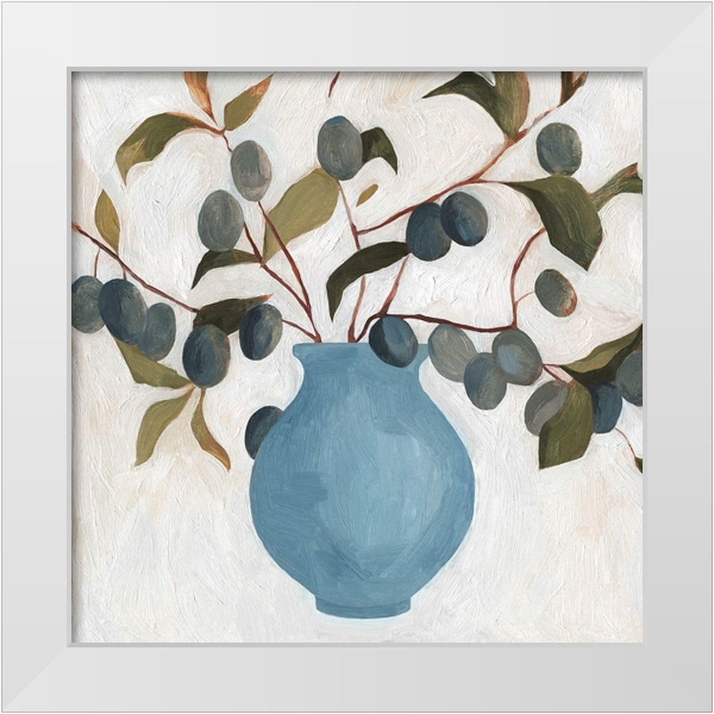 Scarvey, Emma 26x26 White Modern Wood Framed Museum Art Print Titled ...