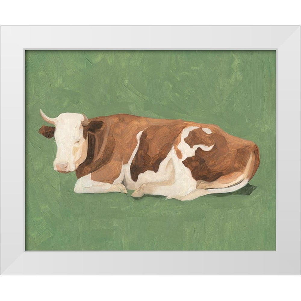 Scarvey, Emma 32x26 White Modern Wood Framed Museum Art Print Titled ...