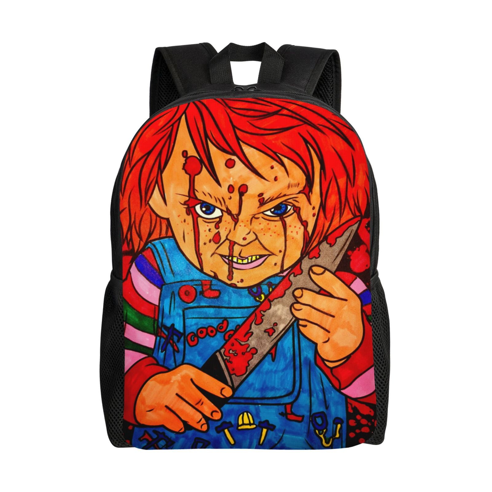 Scary Chucky Backpack Laptop School Bag Student Satchel Lightweight ...
