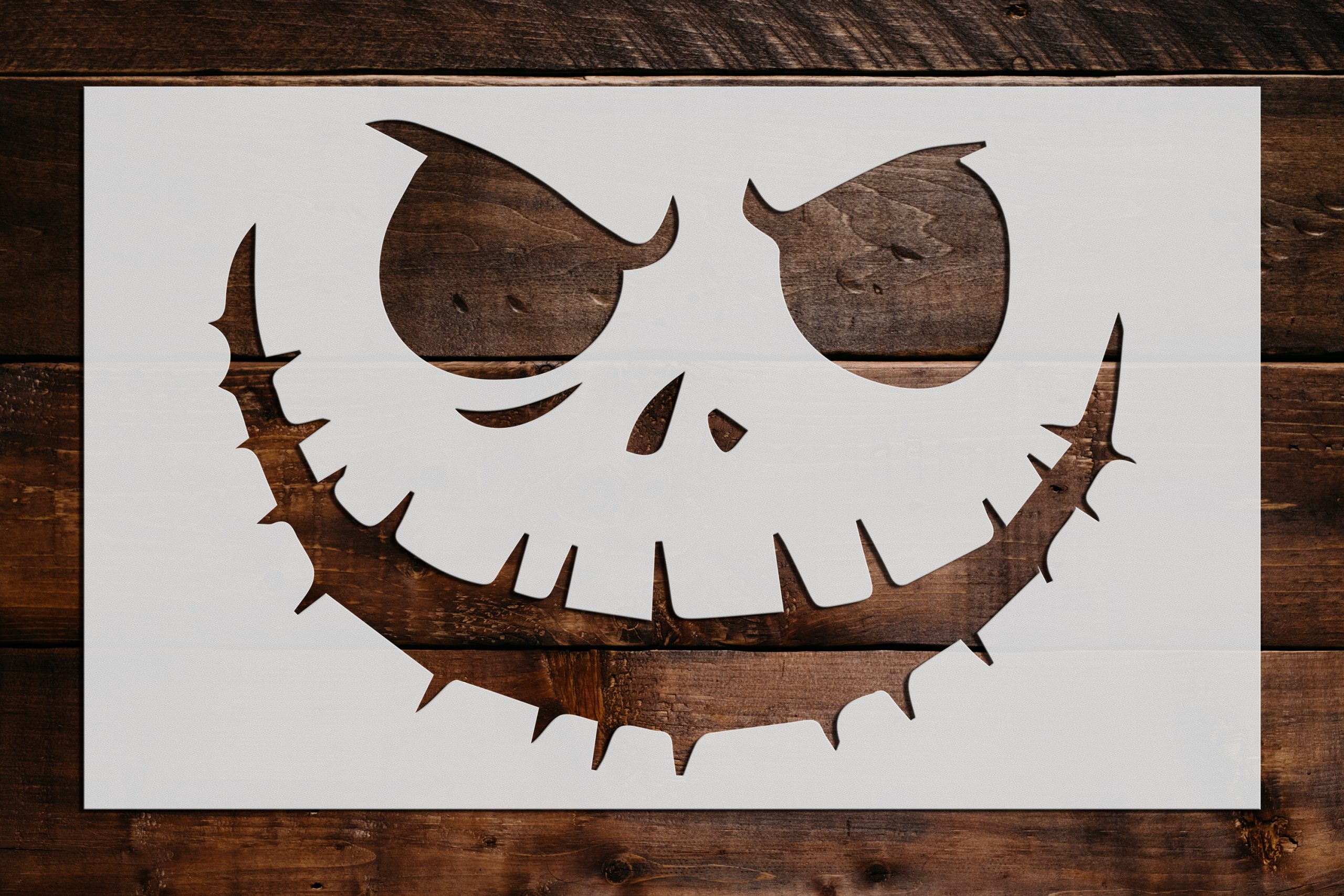 Scary Face Stencil - Art and Wall Stencil (24"x36") - Walmart.com