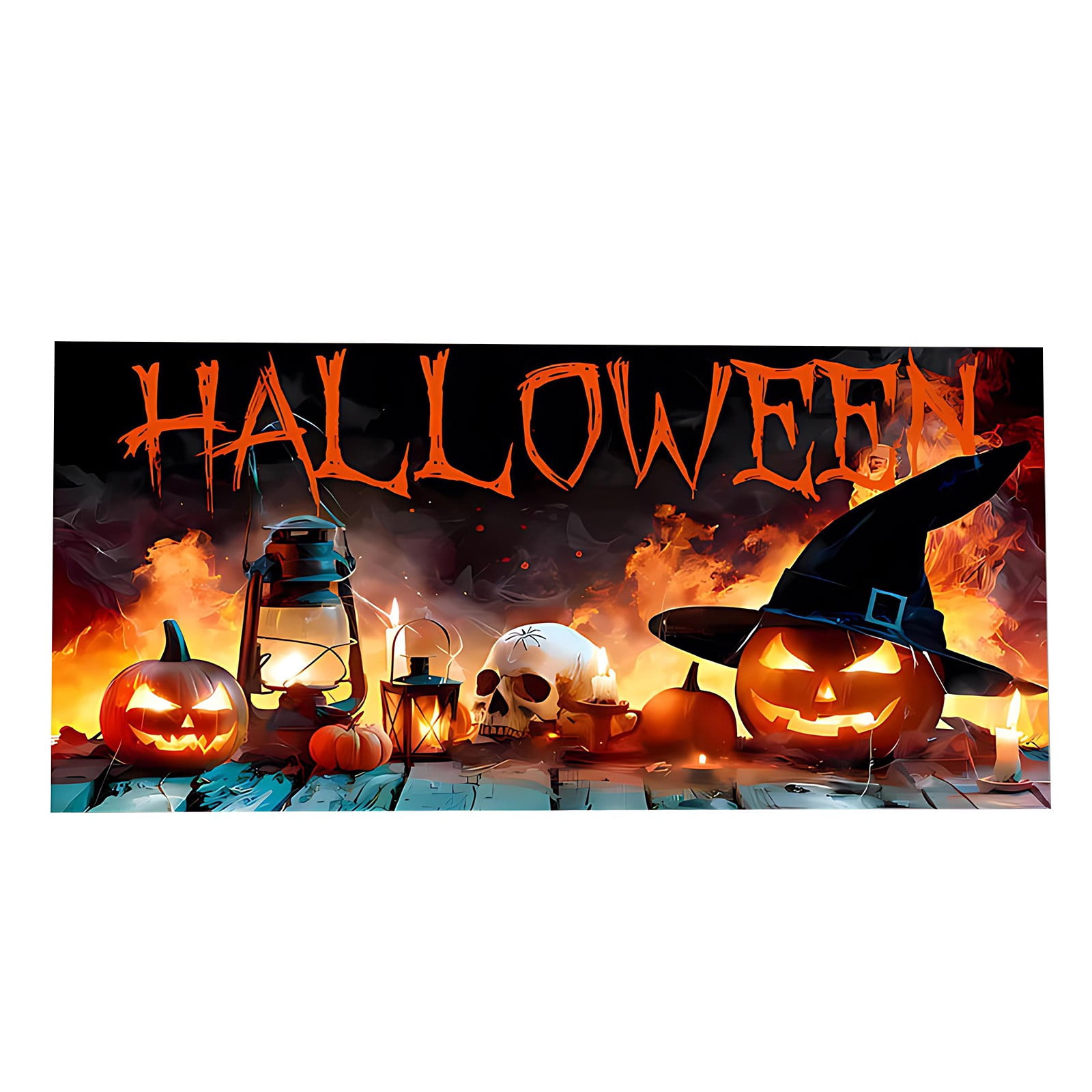 Scary Ghost Girl Wall Art Poster,Creepy Dark Hallway Horror Decor ...
