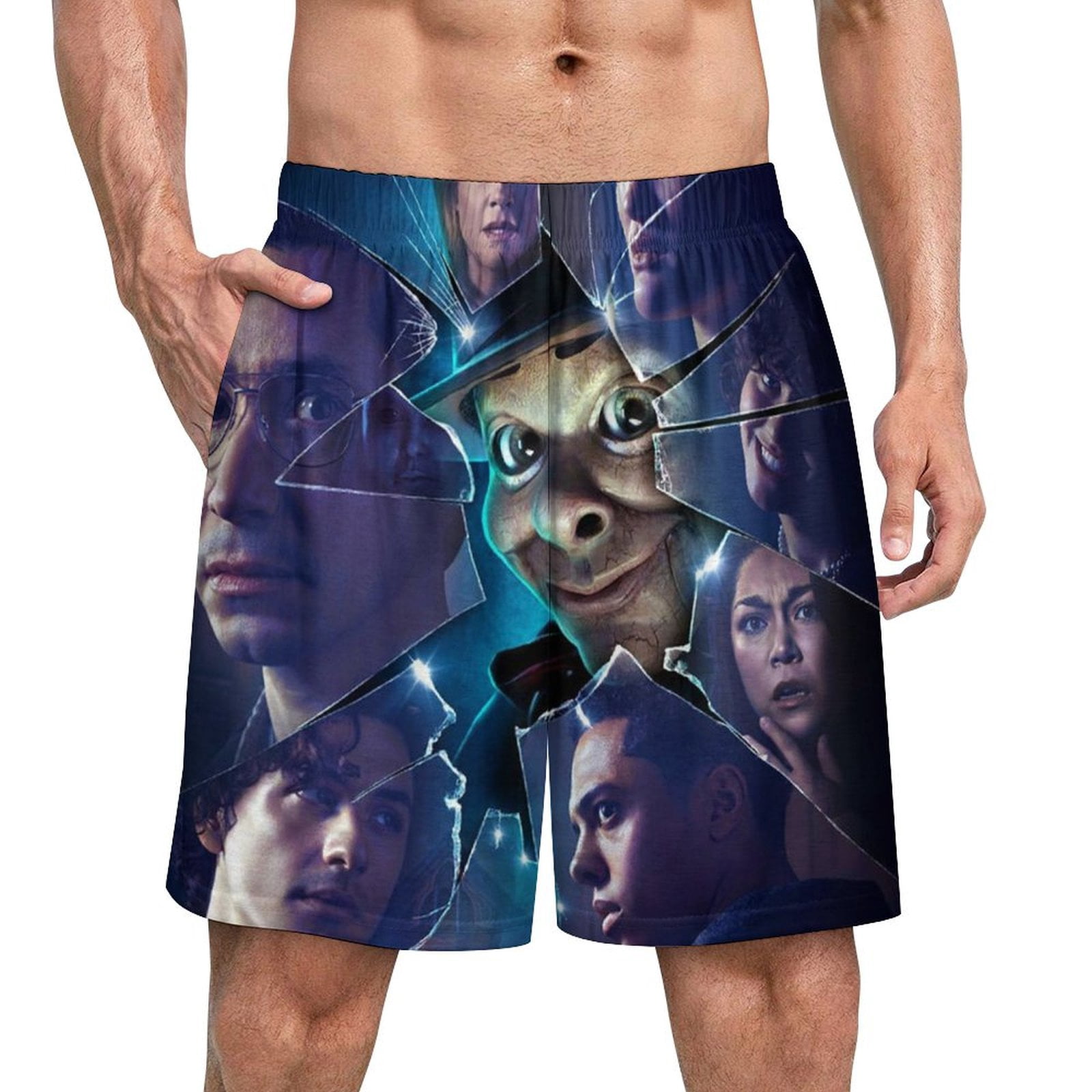 Scary Goosebumps Men's Pajama Pants Sleepwear Lounge Shorts Bottoms ...