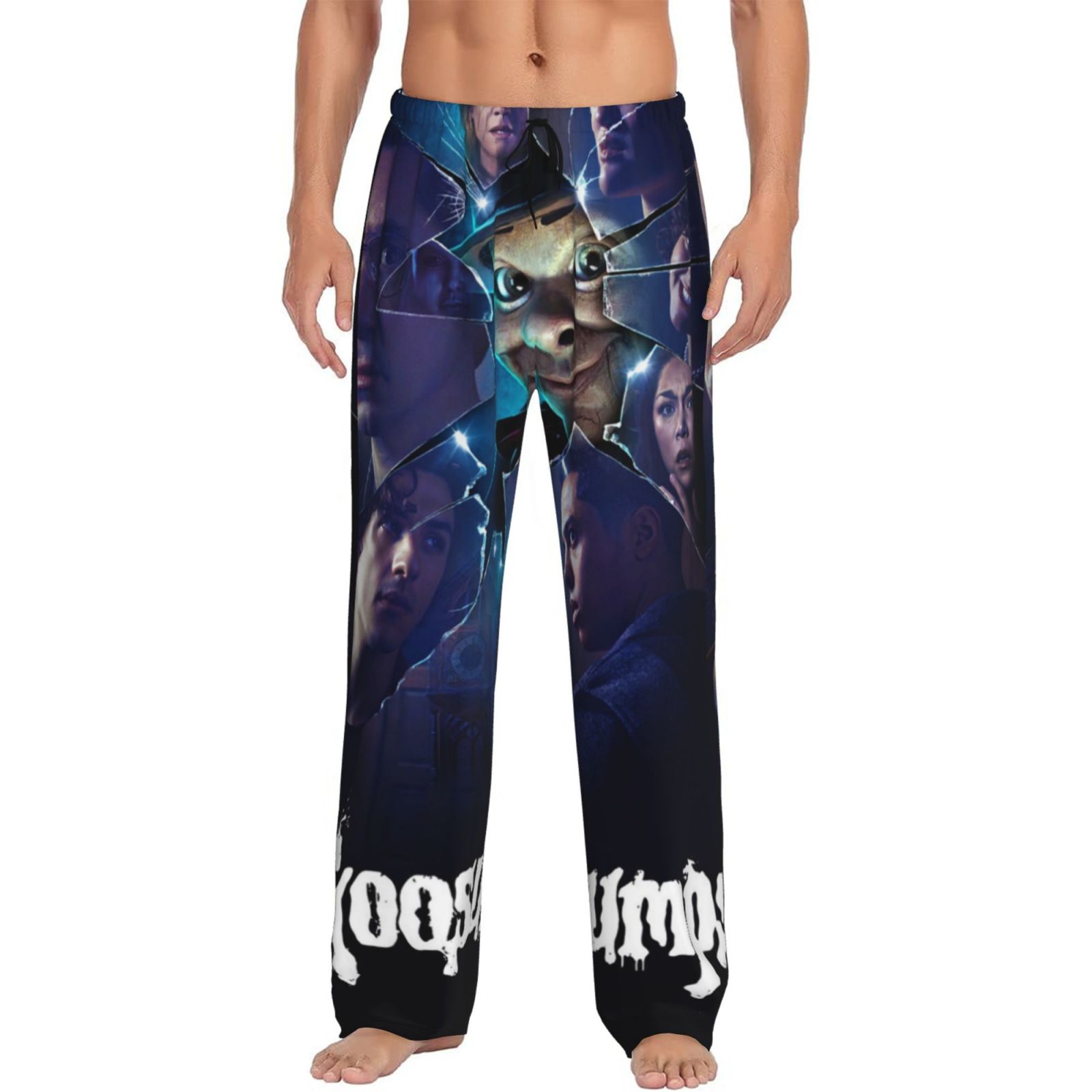 Scary Goosebumps Men's Pajama Pants With Pockets Fashion Cozy Daily ...