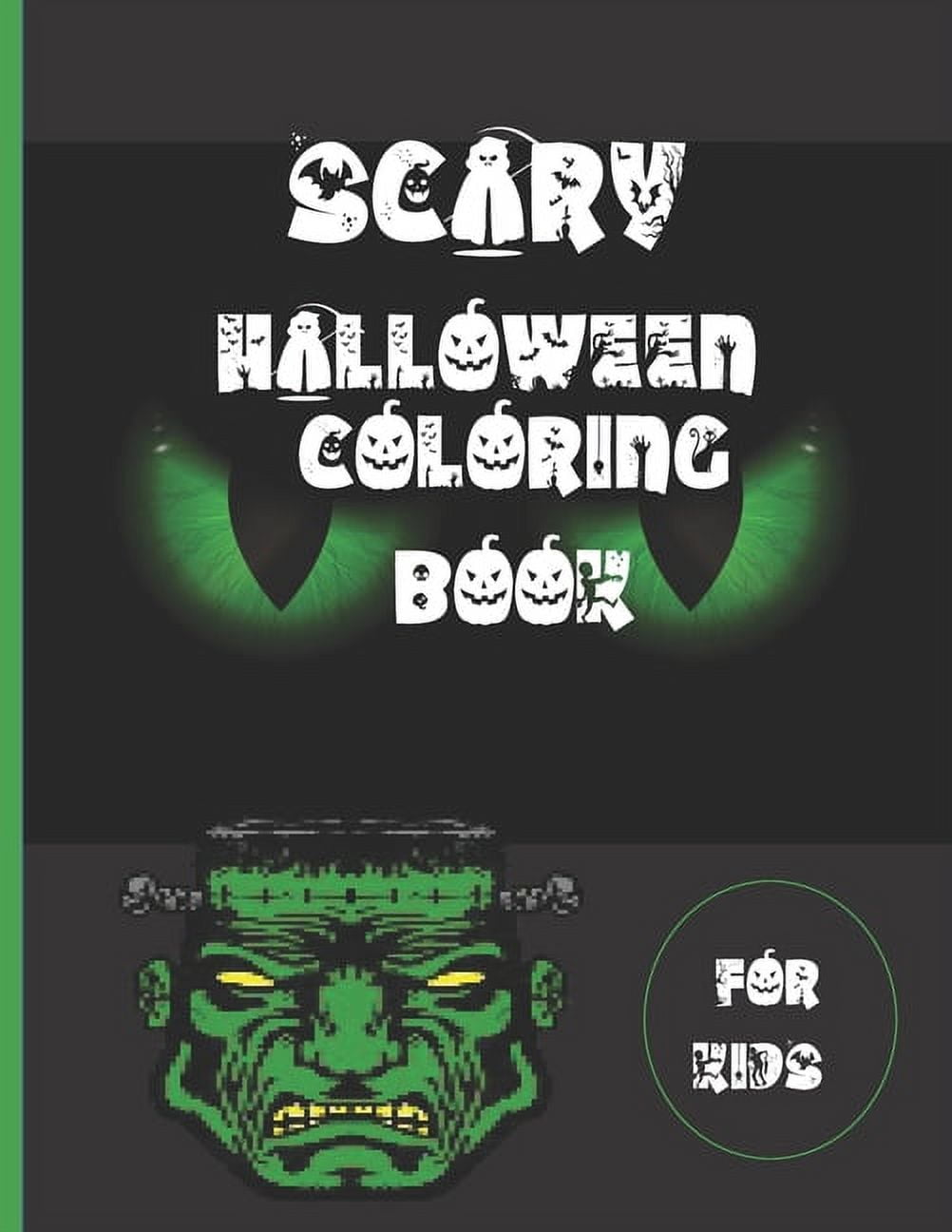 Scary Halloween Coloring Books For Kids: scary and Spooky Halloween Fun ...