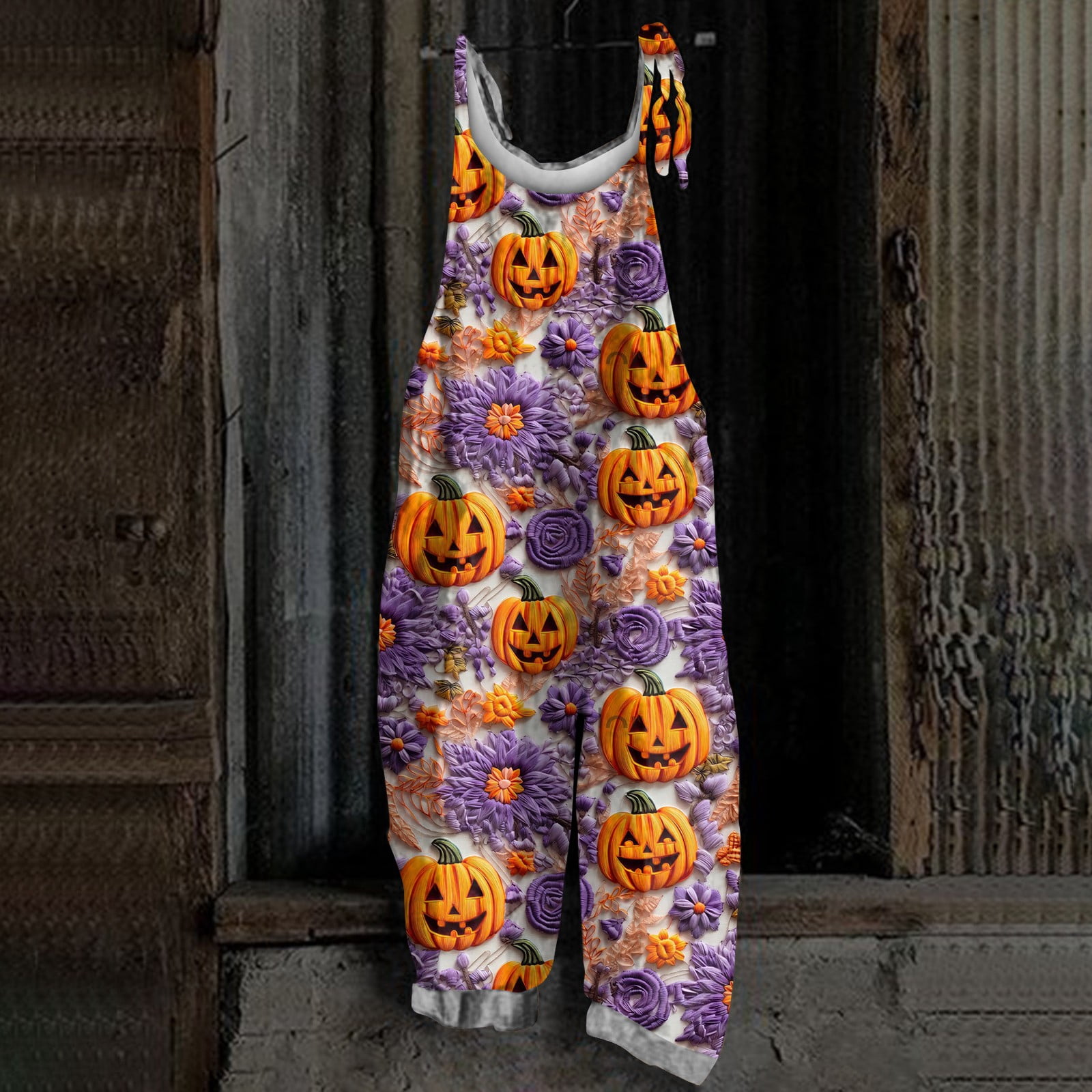 Scary Halloween Costumes,Halloween Sleeveless Overalls: Vivid Spooky ...