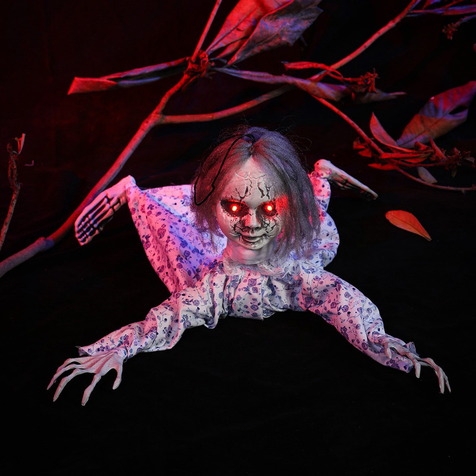 Scary Halloween Decorations Outdoor, Halloween Hanging Swinging Witch ...