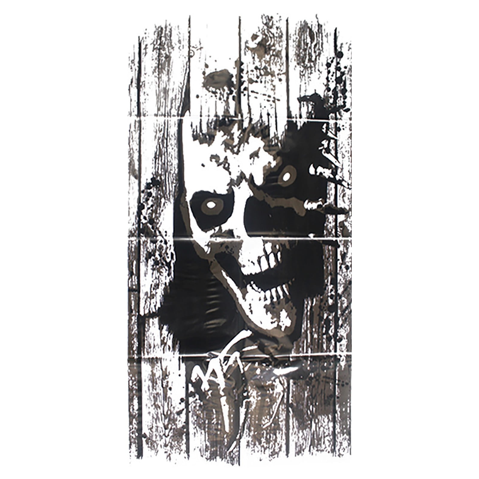 Scary Halloween Decorations Window Stickers, Tombstone Zombie Skull ...