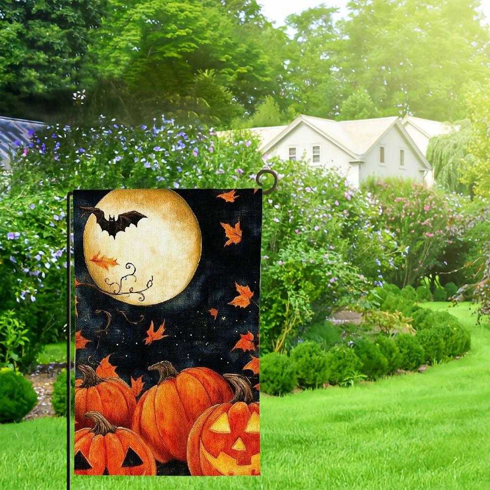 Scary Halloween Flag Double Sided - Walmart.com