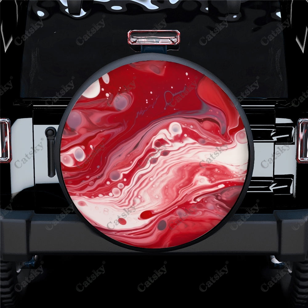 Scary Halloween Horror Blood Pattern Polyester Universal Spare Wheel ...