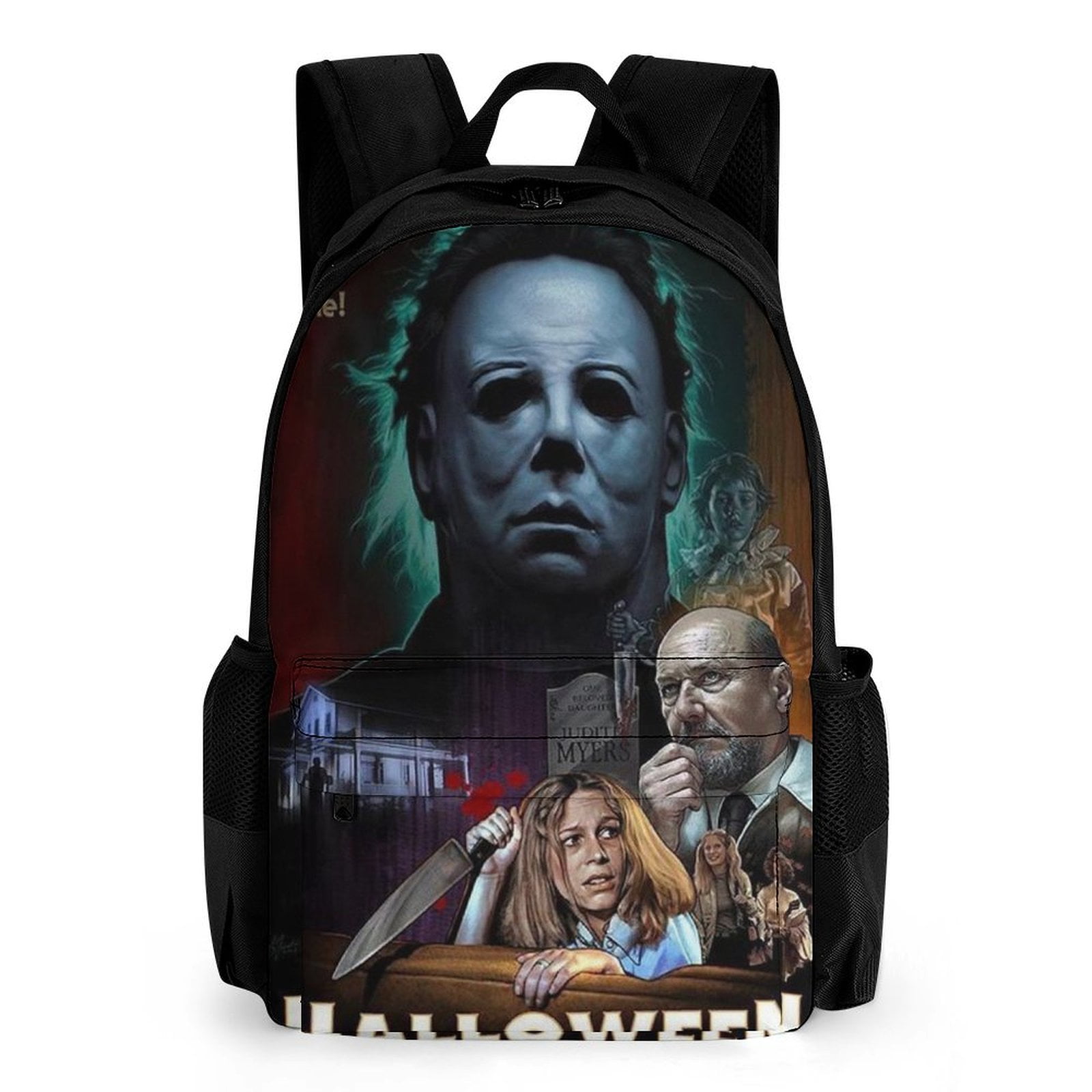 Scary Halloween Michael Myers Backpack Laptop Bag Large Capacity ...