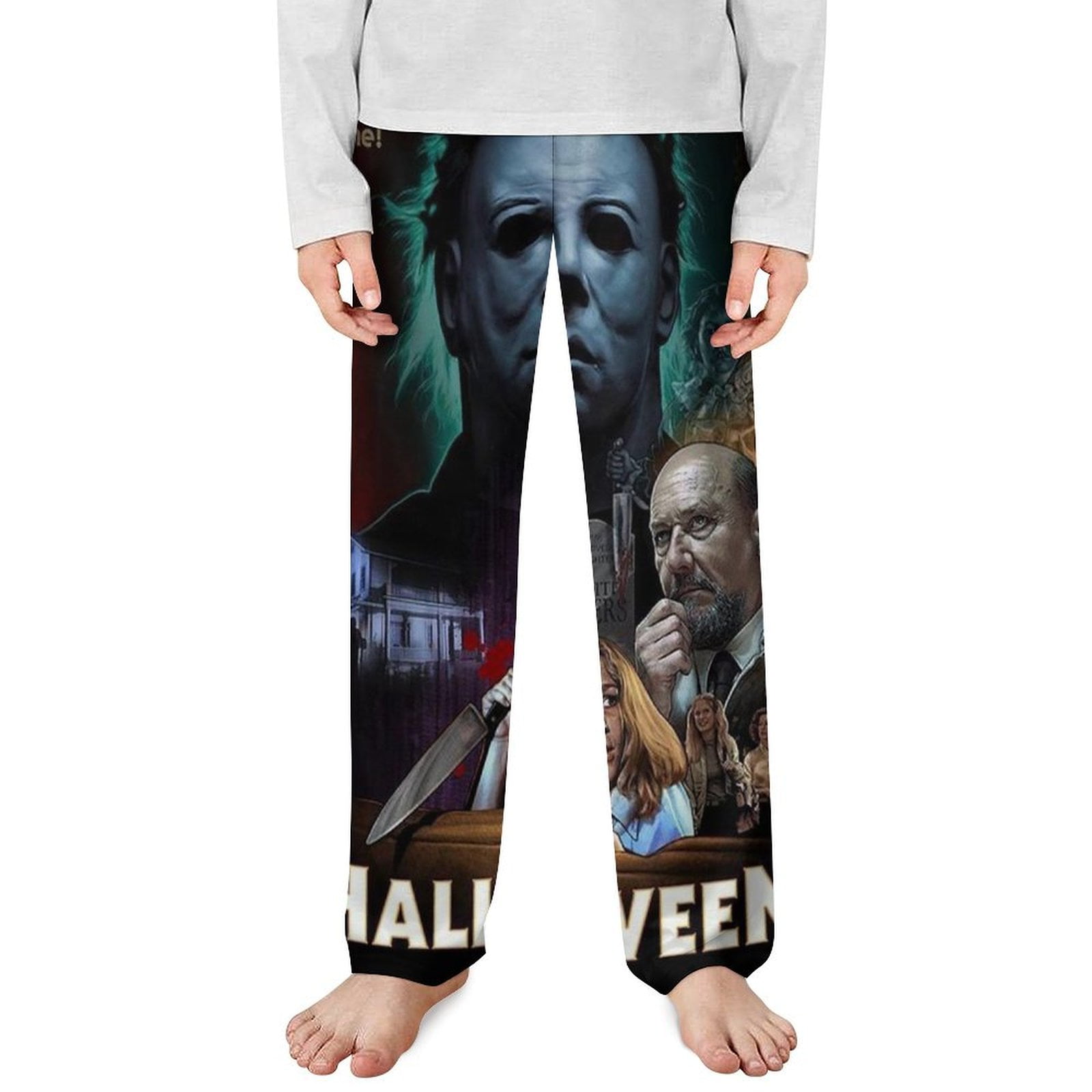 Scary Halloween Michael Myers Comfy Pajamas For Kids Cozy Lounge ...