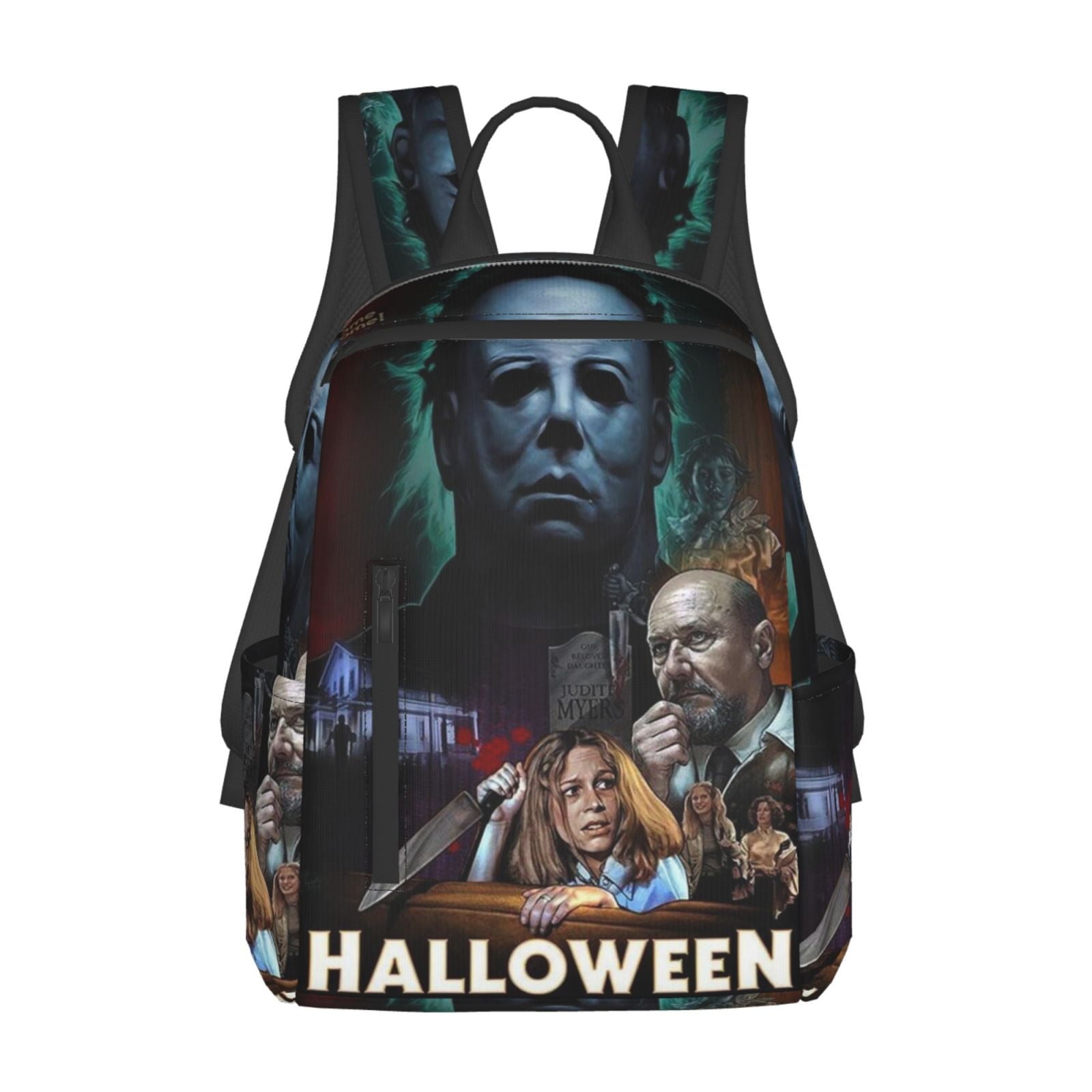 Scary Halloween Michael Myers Lightweight Backpack Student Bookbag ...