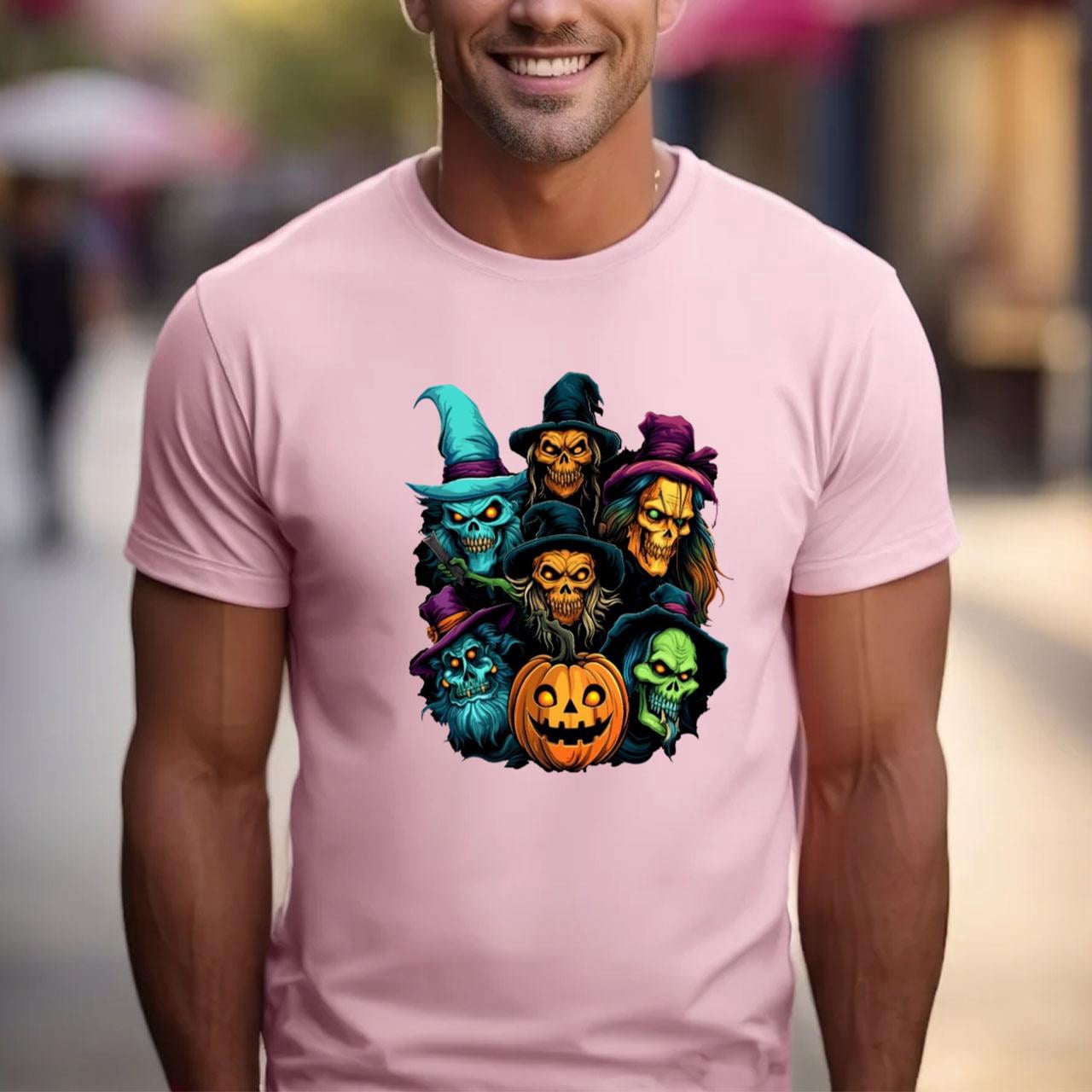 Scary Halloween characters for t-shirt - Walmart.com