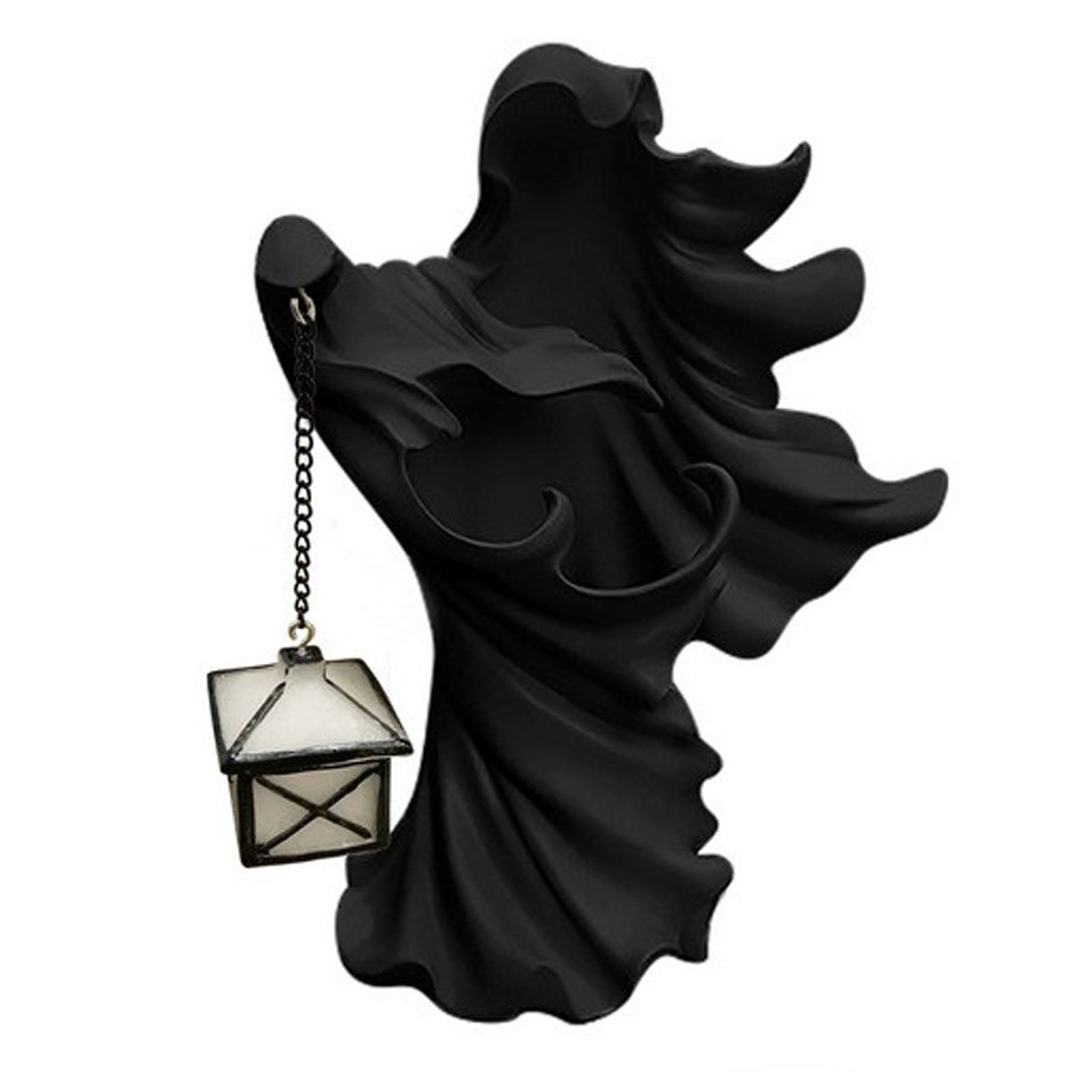 Scary Hell Messenger Faceless Ghost Sculpture Unique Resin Witch Statue ...