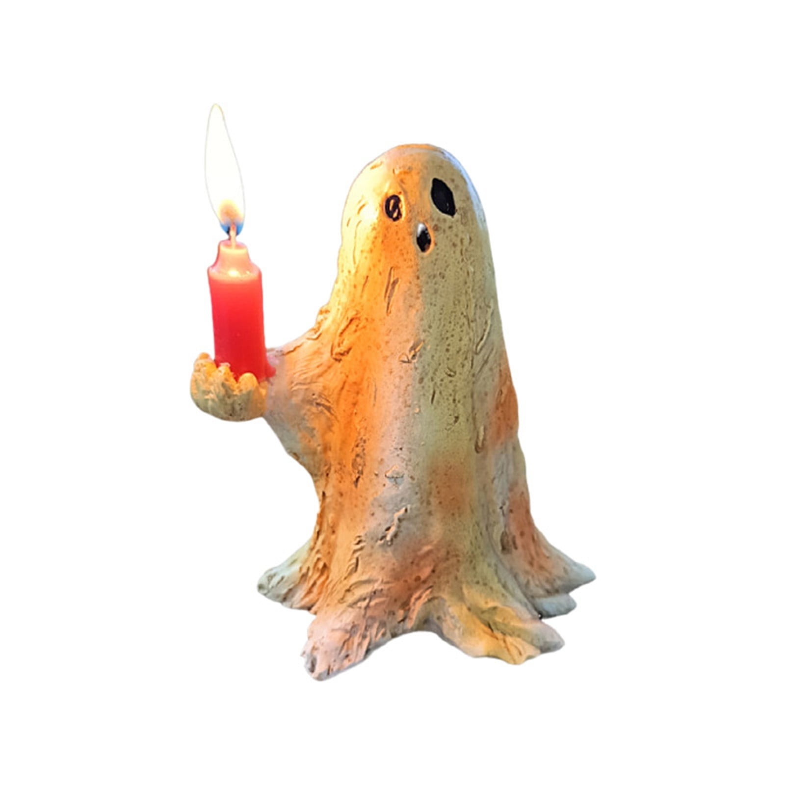 Scary Holding Candle Resin Statue Ornaments Christmas Trees Decorations