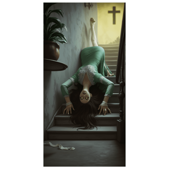 Scary Illustration Gothic Elements Creepy Design Spooky Theme ...